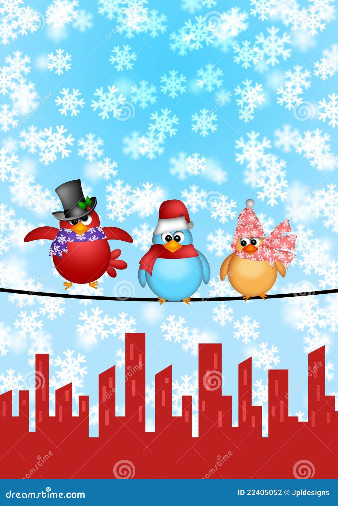 Three Birds Cartoon Vector | CartoonDealer.com #45952007