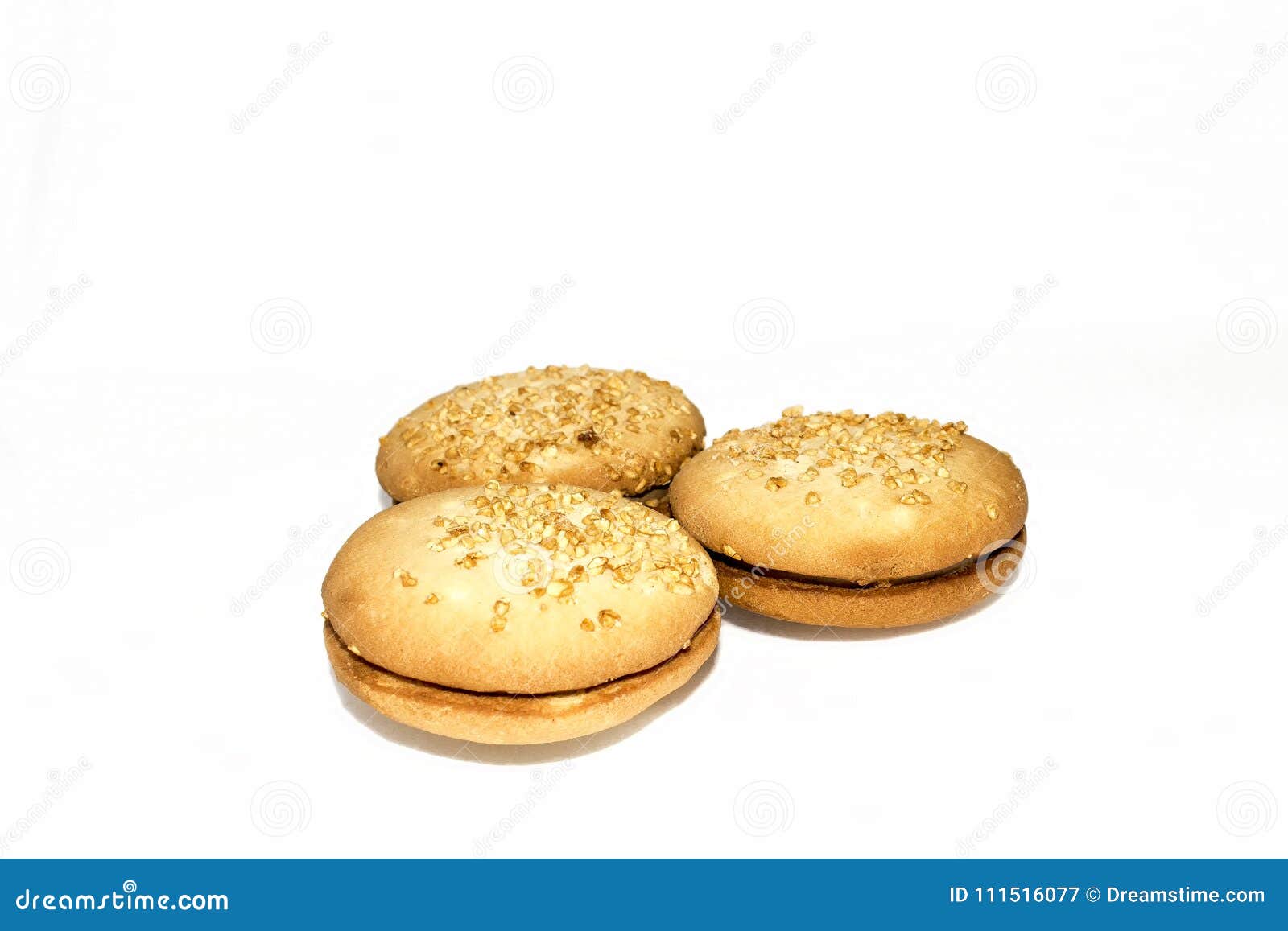Three Biscuits for a Snack. Stock Image - Image of bakery, healthy ...