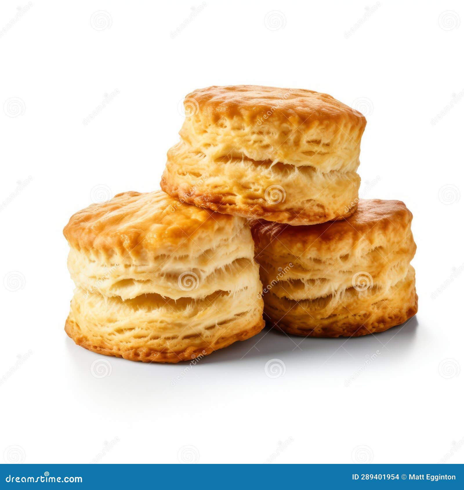 Three Biscuits Stacked on Top of Each Other Stock Illustration ...
