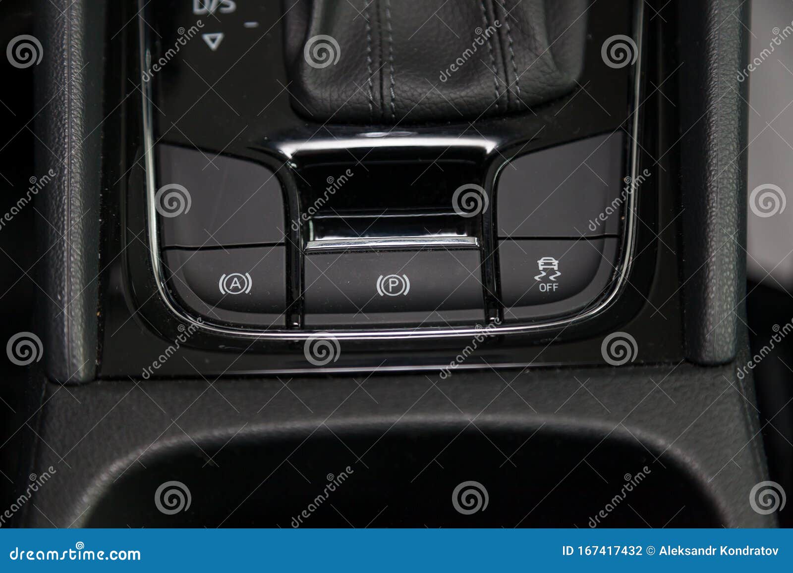 Three Black Buttons for Turning on and Off the Electronic System of ...