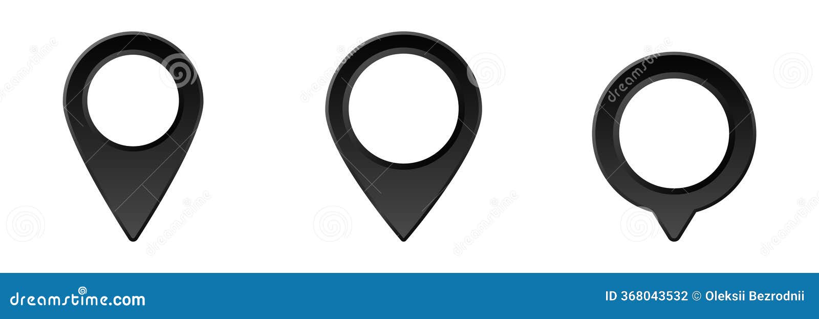 Black Location Icon With Map. Address Symbol. Place Icon Cartoon Vector ...