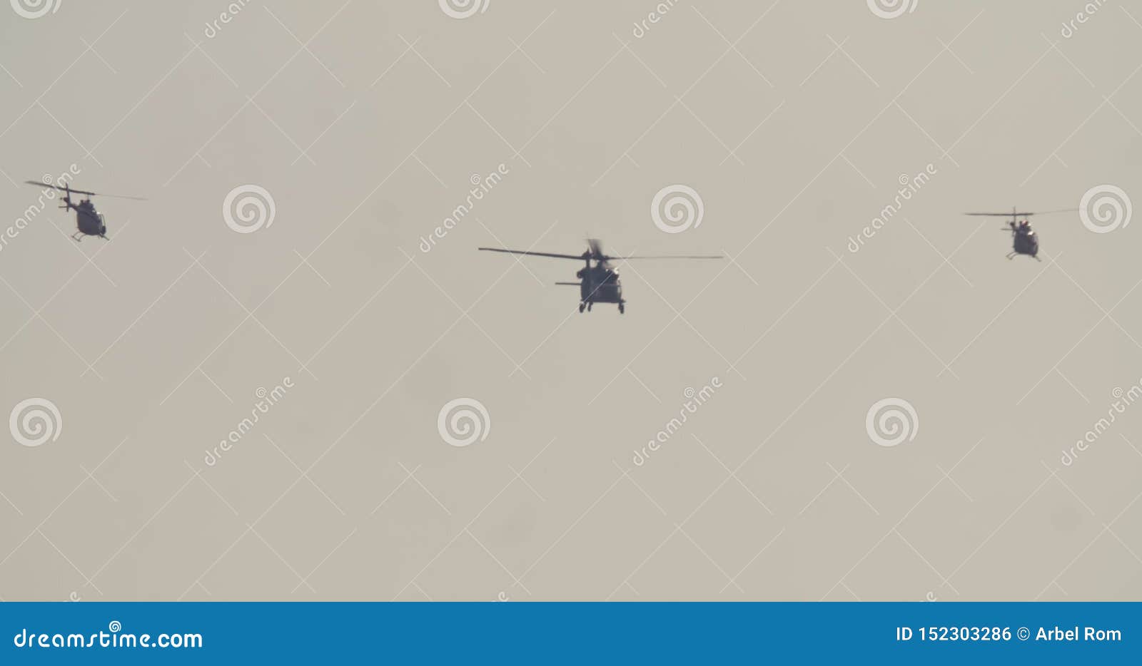 Military Helicopters Flying in Formation Stock Footage - Video of ...