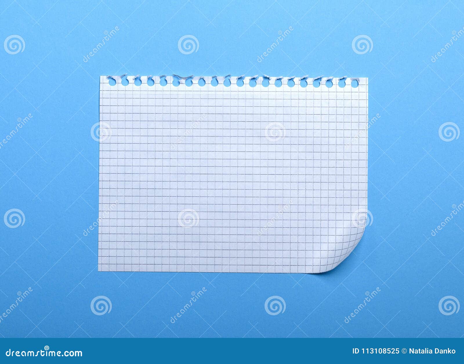 Three Blank Sheet of Paper with Curved Corners Stock Image - Image of ...
