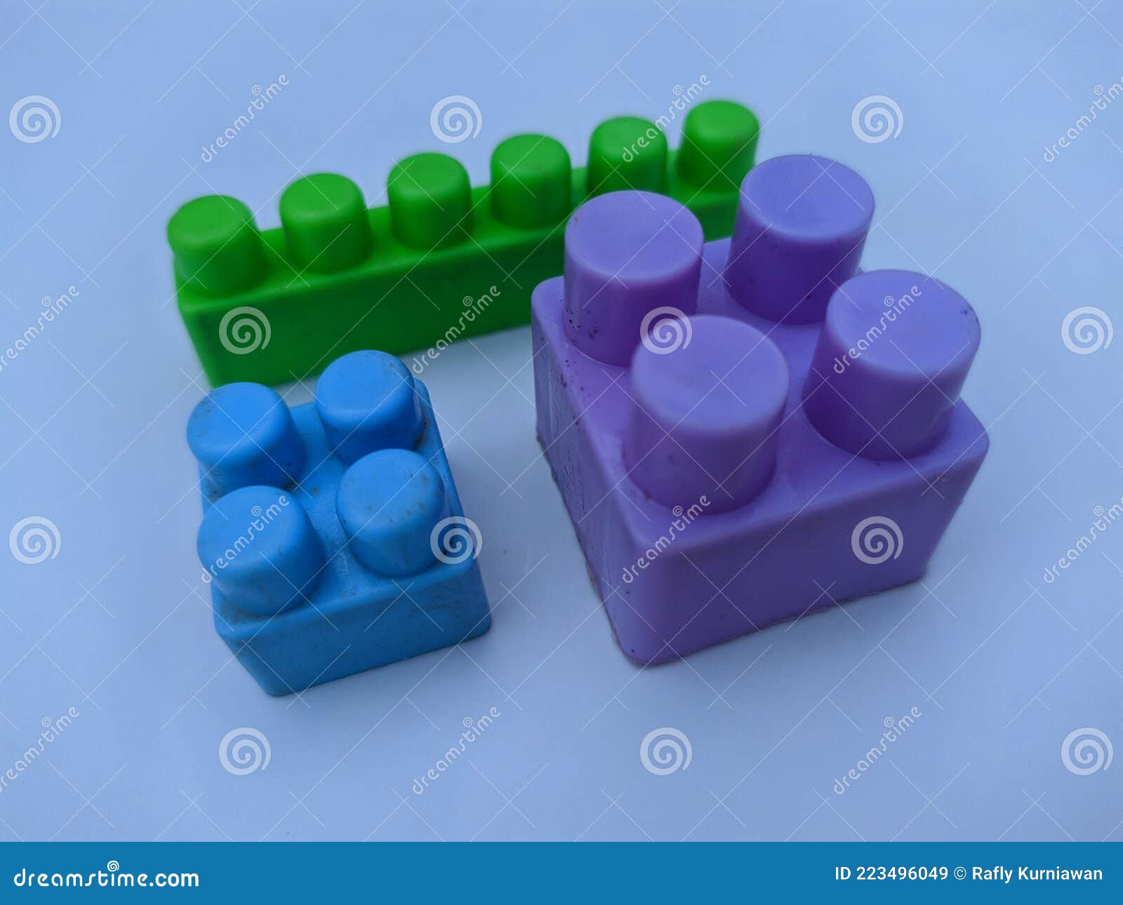 Three Blocks of Lego Children S Toys Stock Image - Image of pink ...