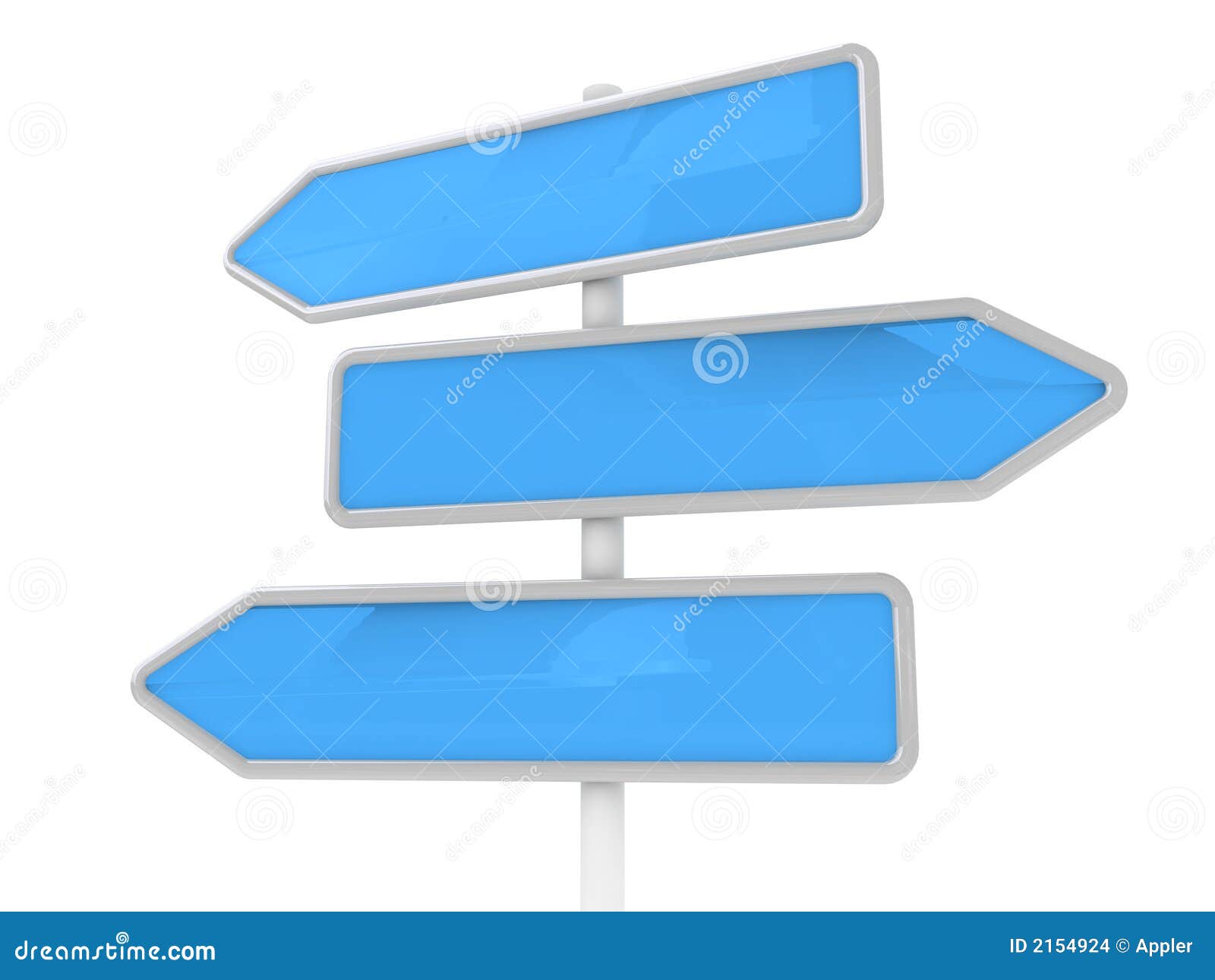 Three blue arrows stock illustration. Illustration of explore - 2154924
