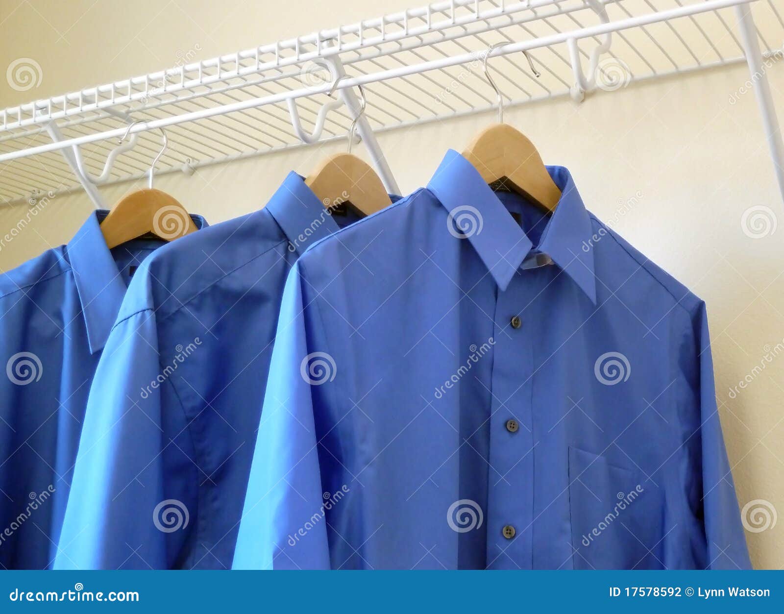 Three blue shirts stock photo. Image of clothing, three - 17578592