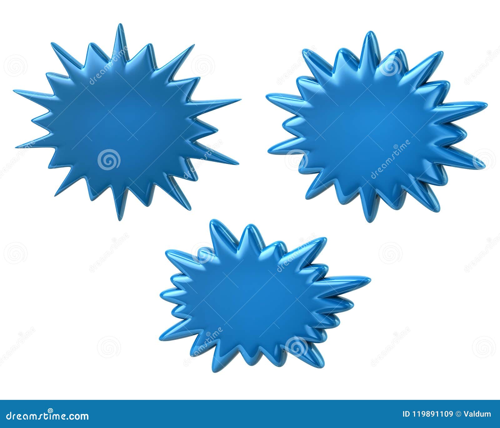 Blue Starburst Stock Image | CartoonDealer.com #2653051