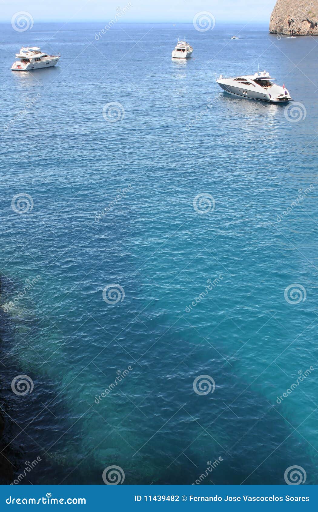 Three boats stock photo. Image of luxury, private, ocean - 11439482