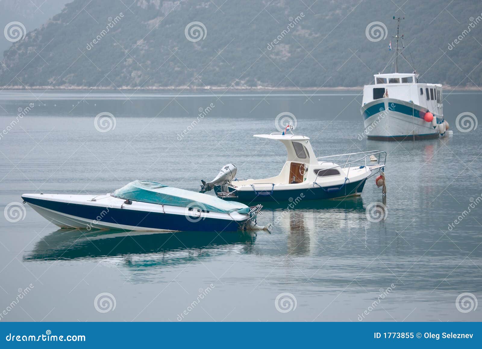 Three boats stock image. Image of scene, blue, vessel - 1773855