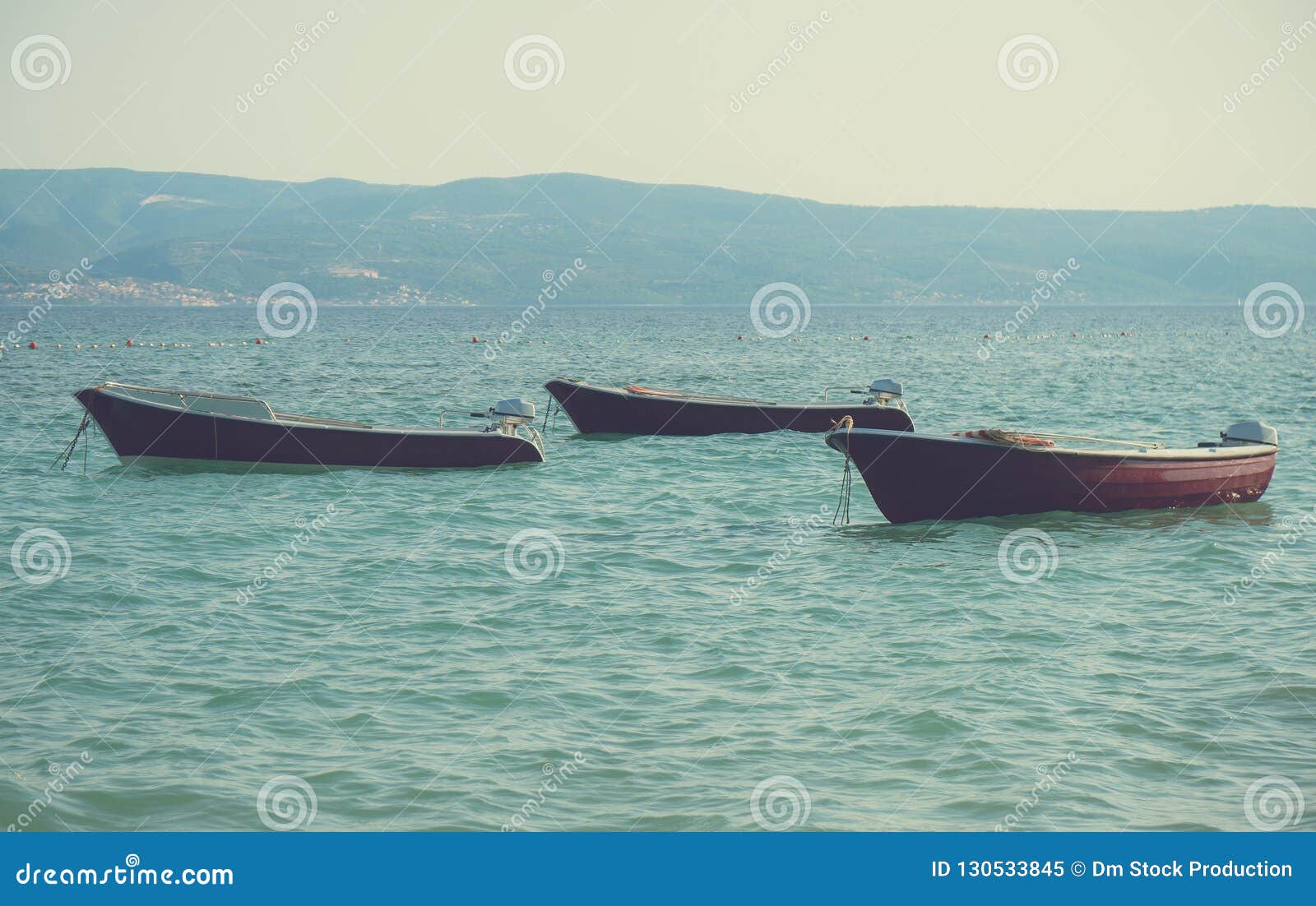 Three boats. stock image. Image of blue, outdoors, landscape - 130533845