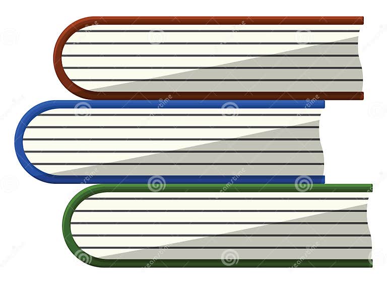 Three books, icon stock vector. Illustration of learn - 261371633