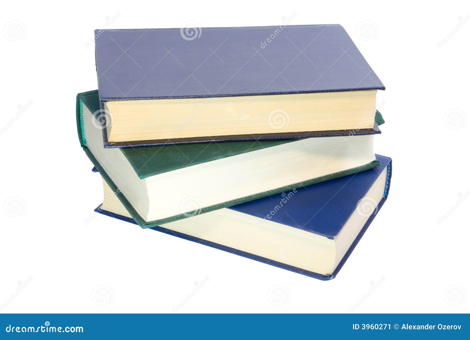 Three Books Isolated on White Stock Image - Image of paper, document ...