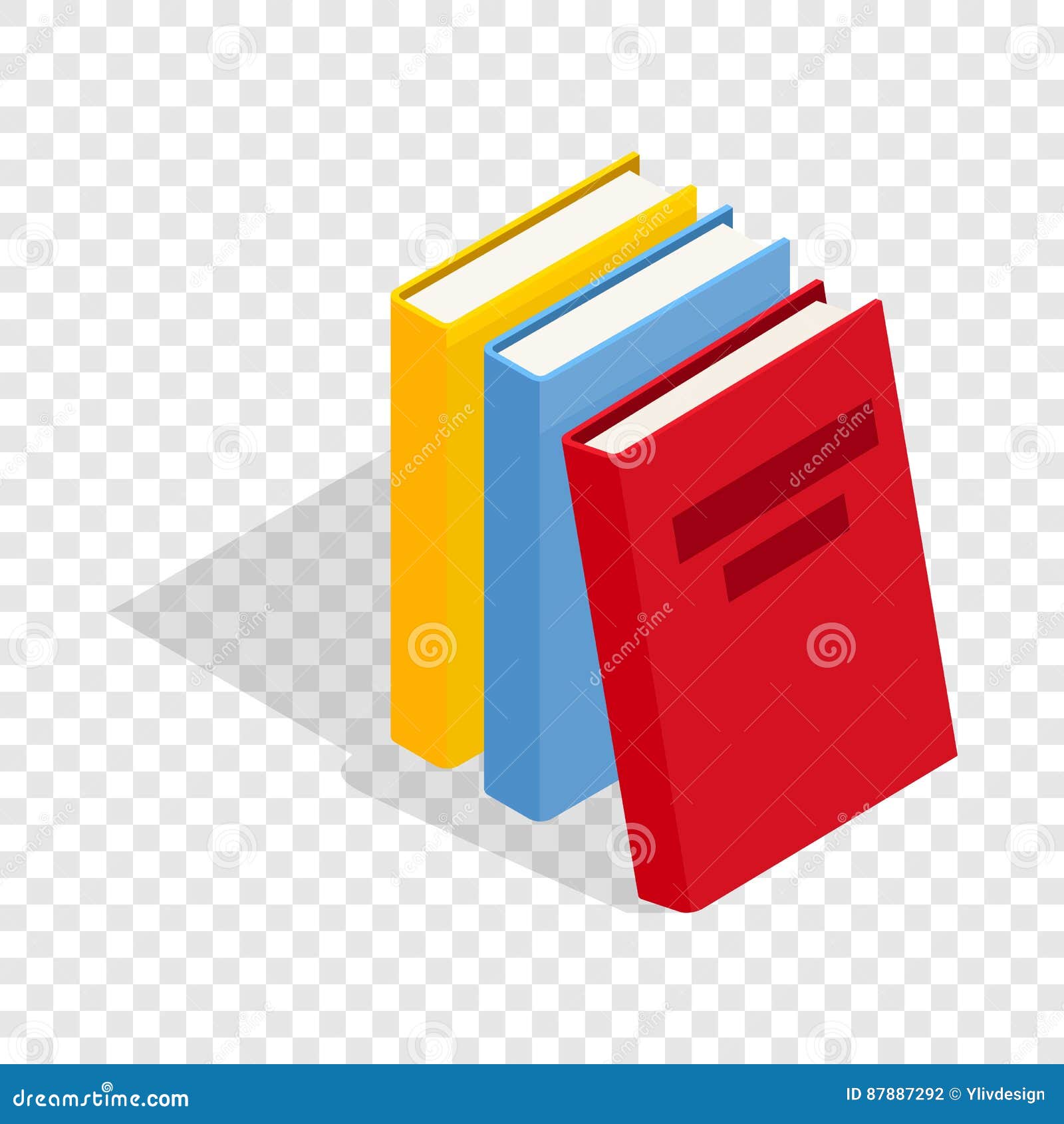 Three Books Isometric Icon Stock Illustrations – 76 Three Books ...