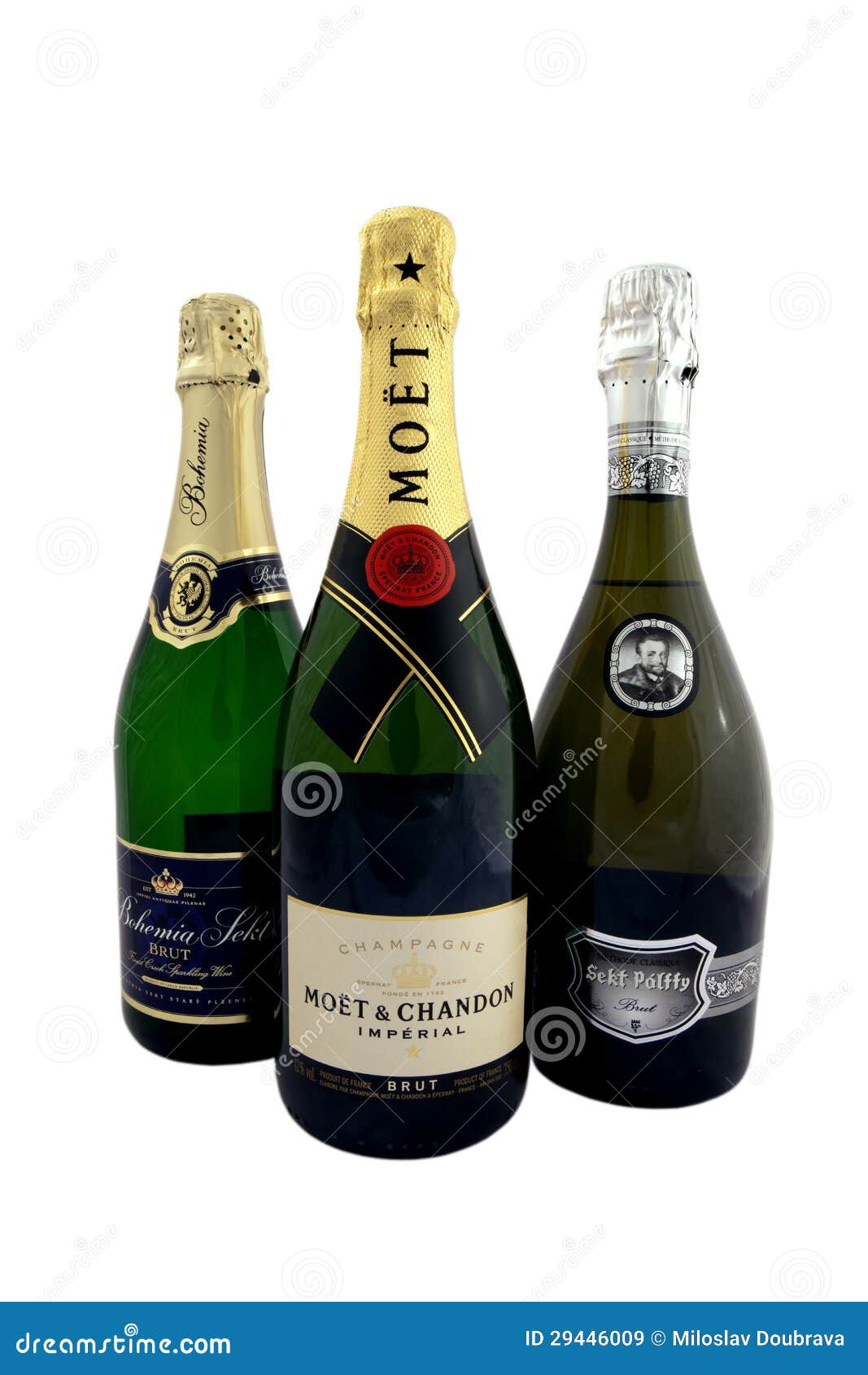 Three bottles editorial stock image. Image of celebration - 29446009