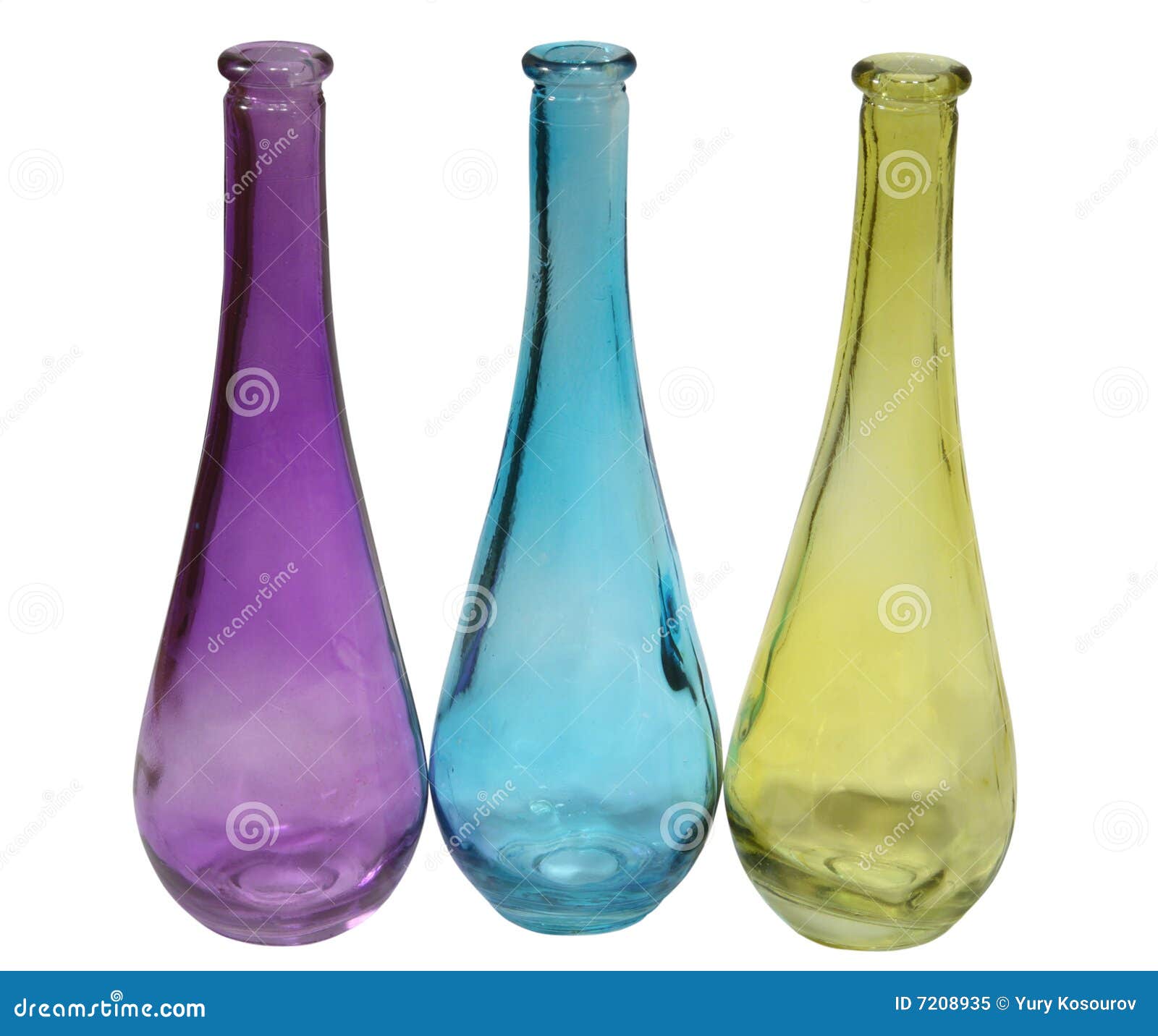 Three bottles stock image. Image of transparent, bottle - 7208935