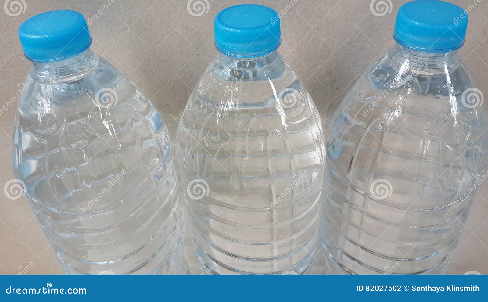Three bottles of water stock photo. Image of three, healthy - 82027502