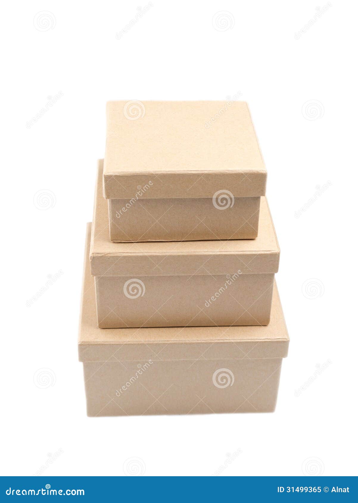 Three boxes stock image. Image of closed, yellow, medium - 31499365