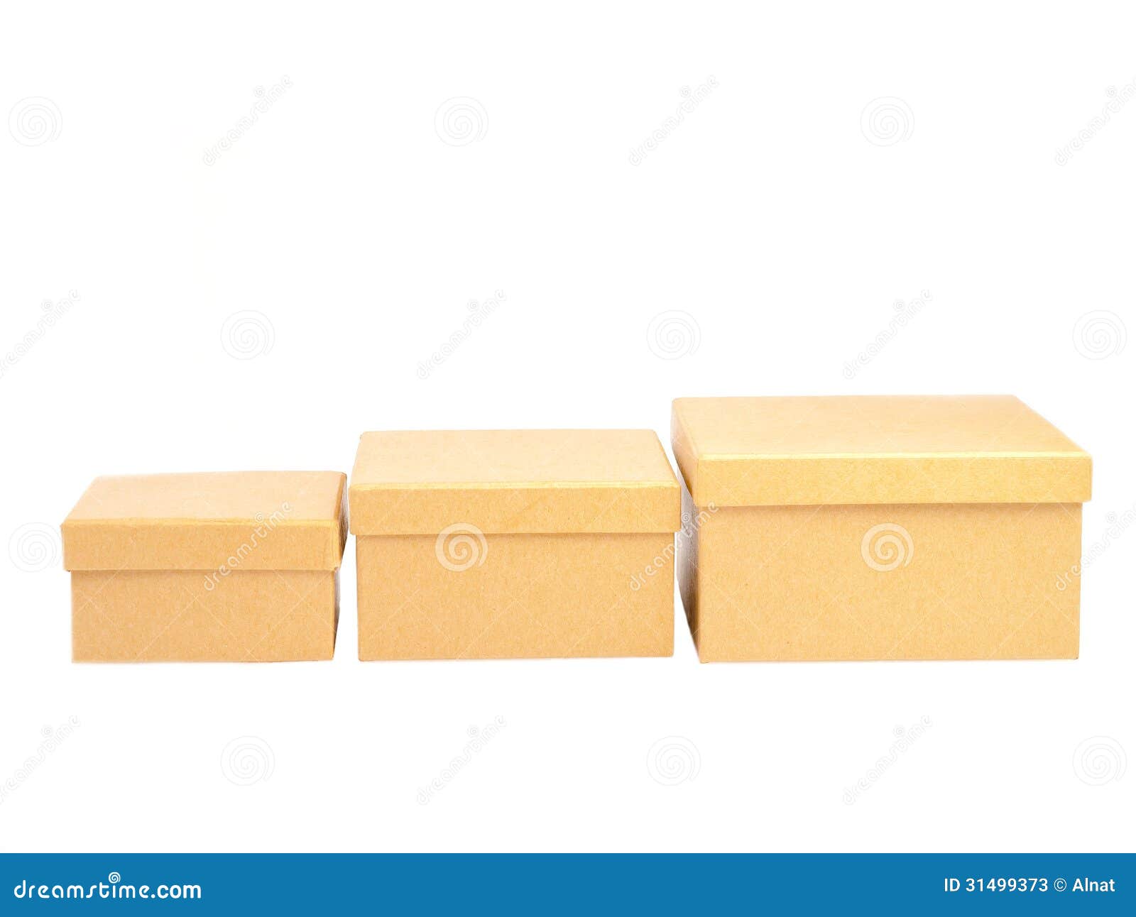 Three boxes stock image. Image of paper, yellow, line - 31499373