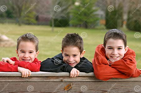Three Boys stock image. Image of childhood, cute, american - 1916815