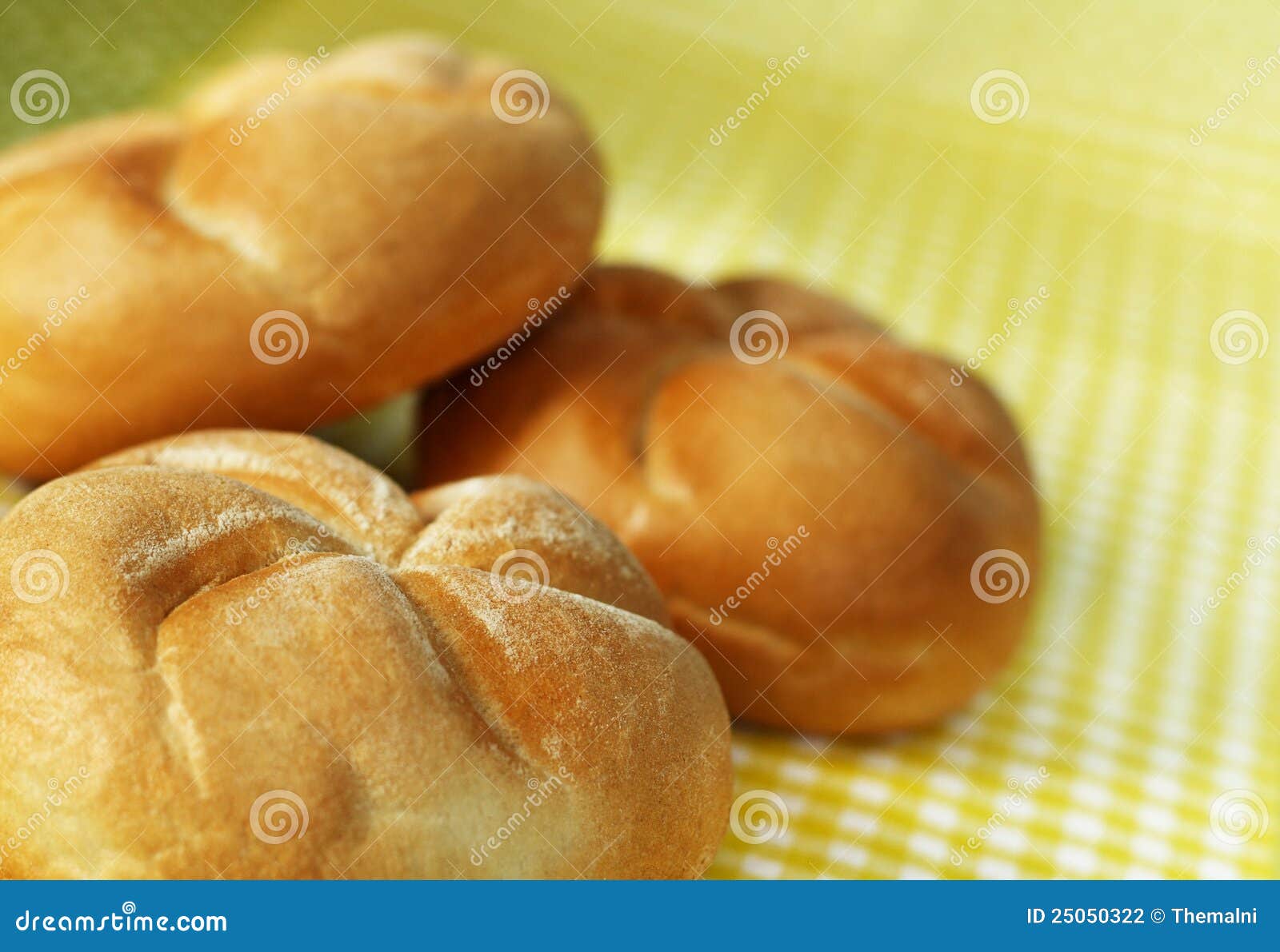Three bread rolls stock photo. Image of rolls, bread - 25050322