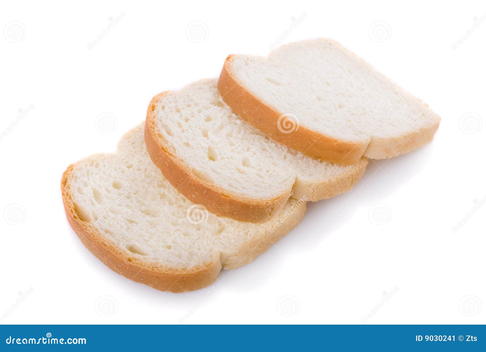 Three bread slices stock image. Image of baked, fresh - 9030241