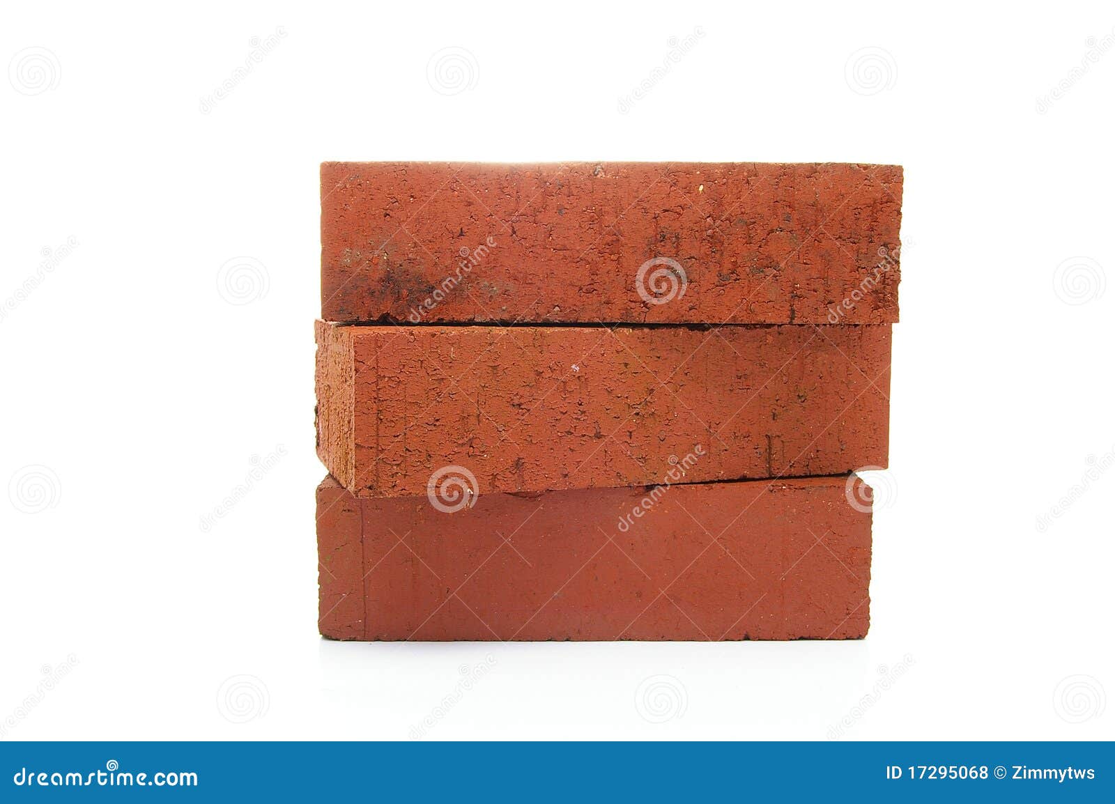 Three bricks stock photo. Image of texture, rugged, three - 17295068
