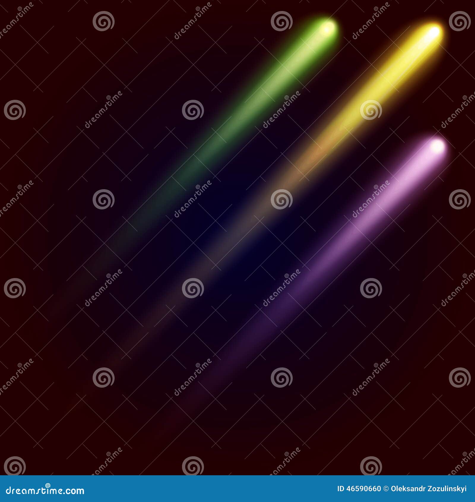 Three bright spots. Raster stock illustration. Illustration of bright ...