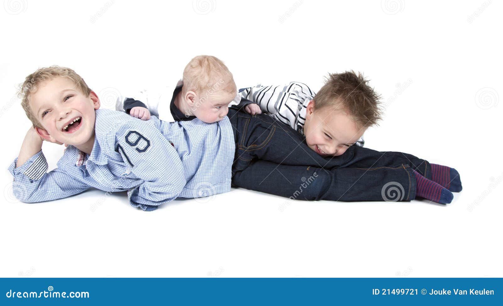 Three brothers having fun stock image. Image of humen - 21499721