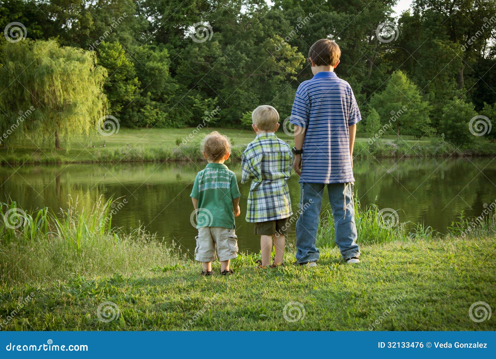 Three Brothers stock photo. Image of teamwork, outdoors - 32133476
