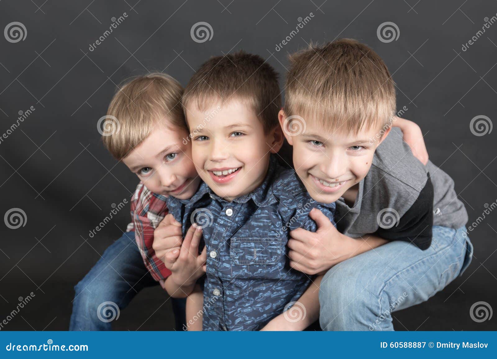 Three brothers stock image. Image of black, smiling, males - 60588887