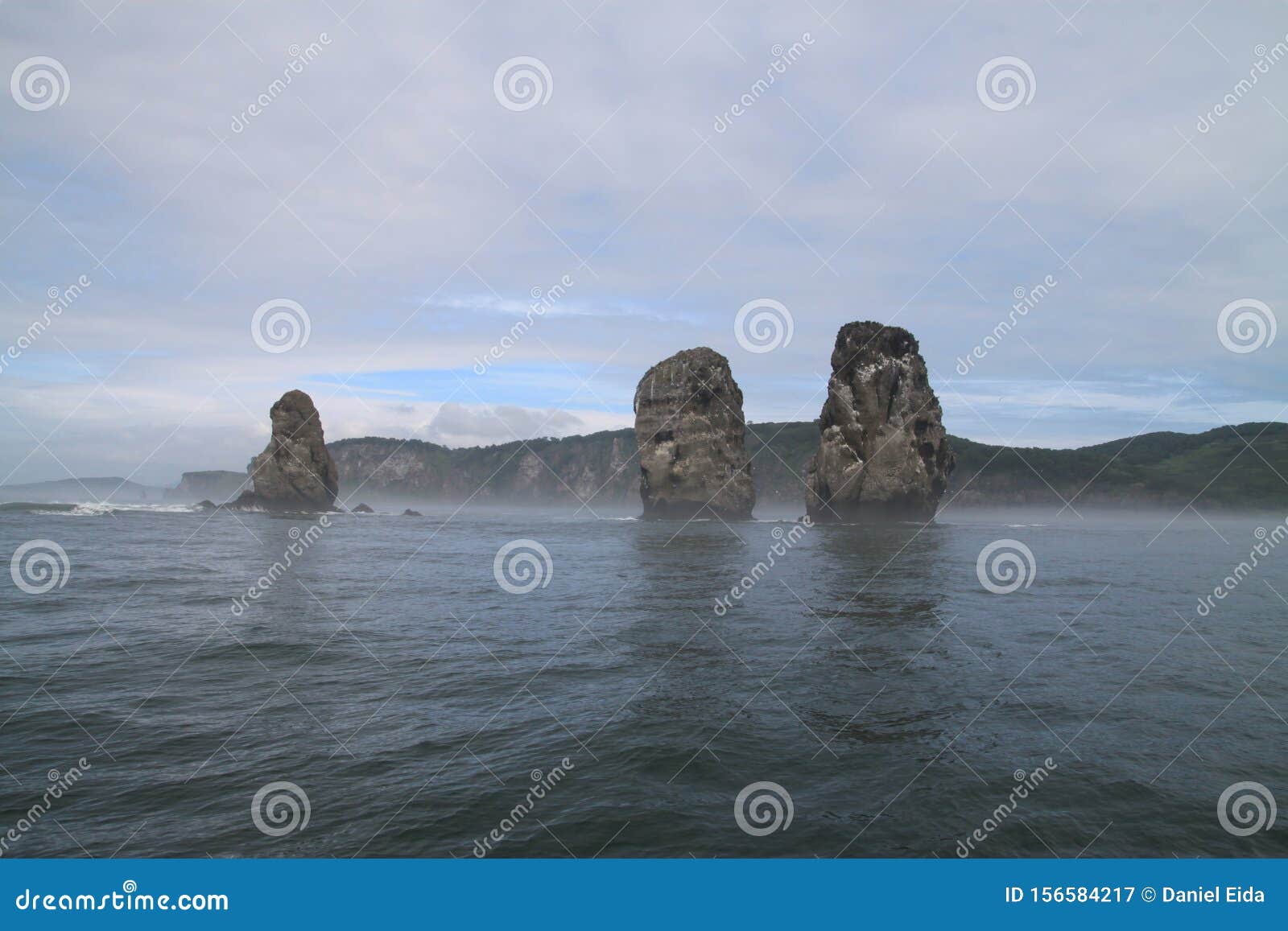 Three Brothers Rocks in Avacha Bay Stock Image - Image of brick, famous ...