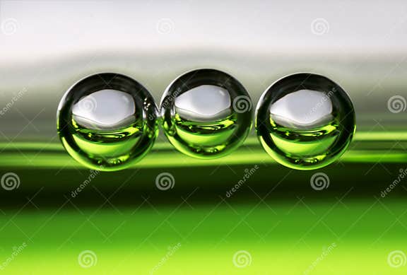 Three bubbles stock photo. Image of abstract, macro, flow - 26892680