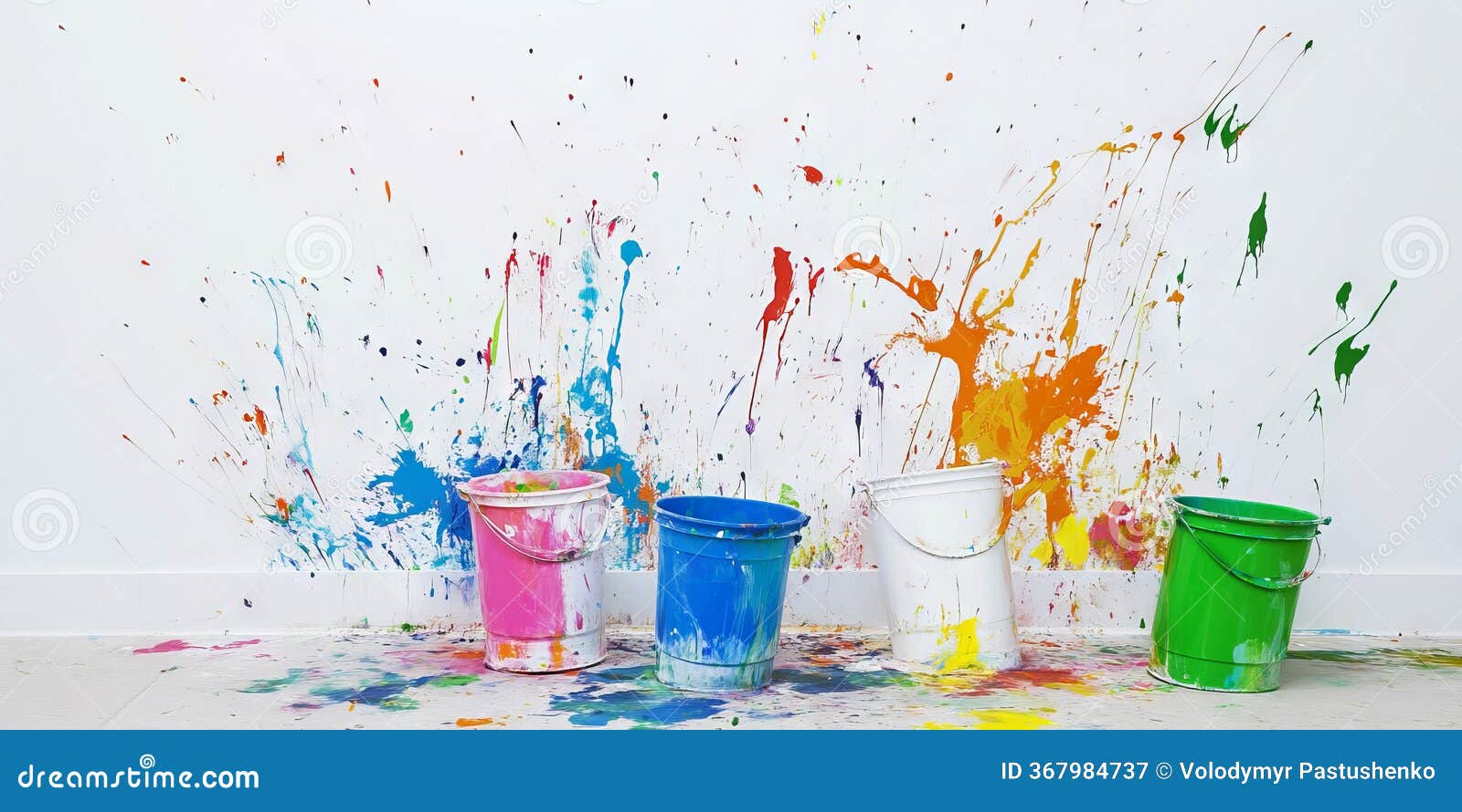 Paint Splattered Vintage Paper Texture. High Resolution Abstract Color ...