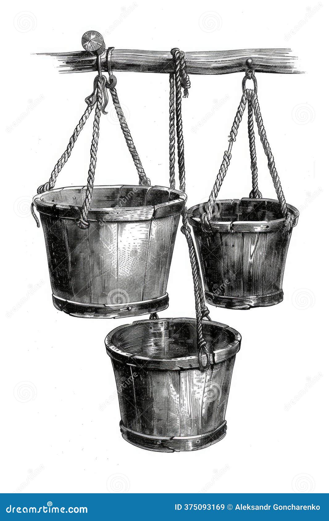 Three Buckets Stock Image | CartoonDealer.com #103181509