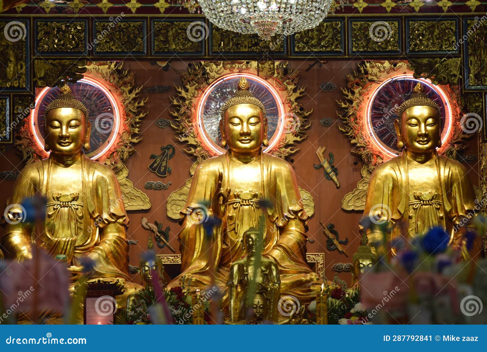 Three Buddha Statues Golden Amulet Stock Image - Image of three ... Three Buddha Statues Golden Amulet Stock Image - Image of three ...