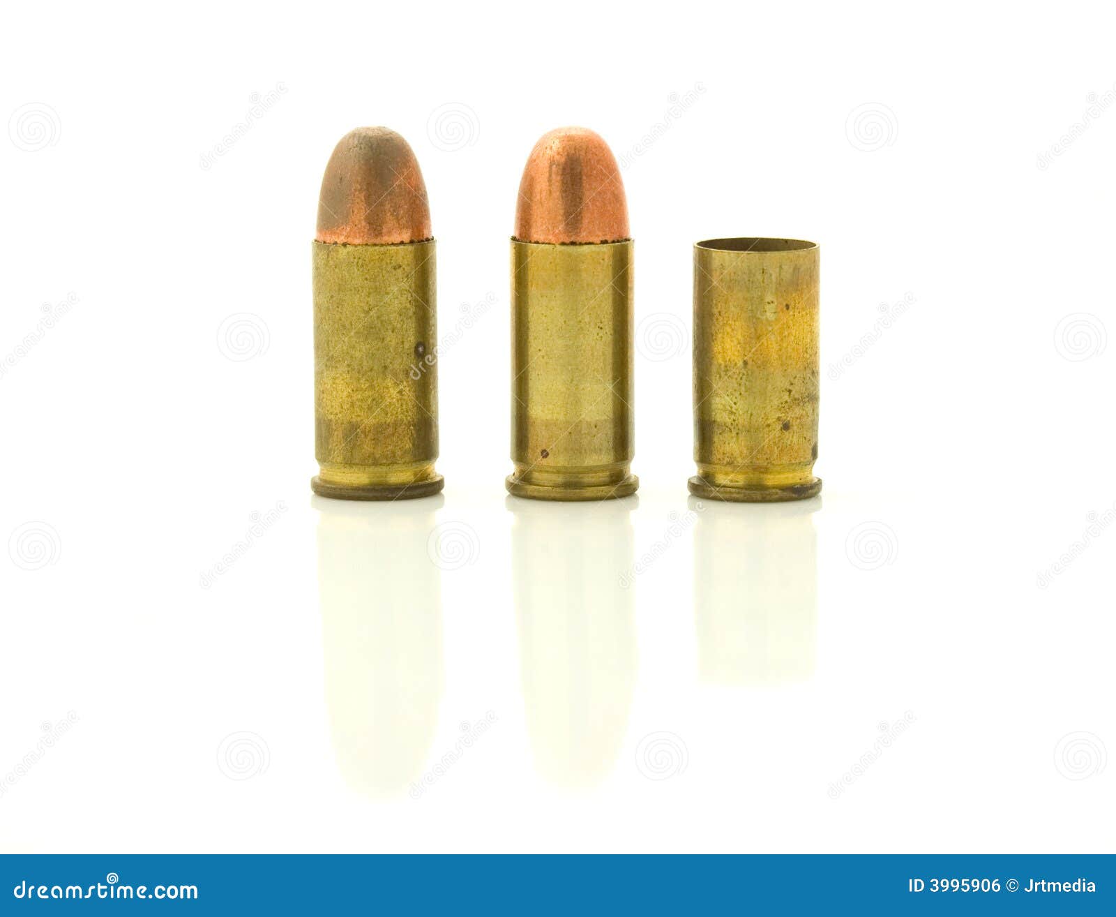 Three bullets stock photo. Image of bullets, weapons, ammunition - 3995906