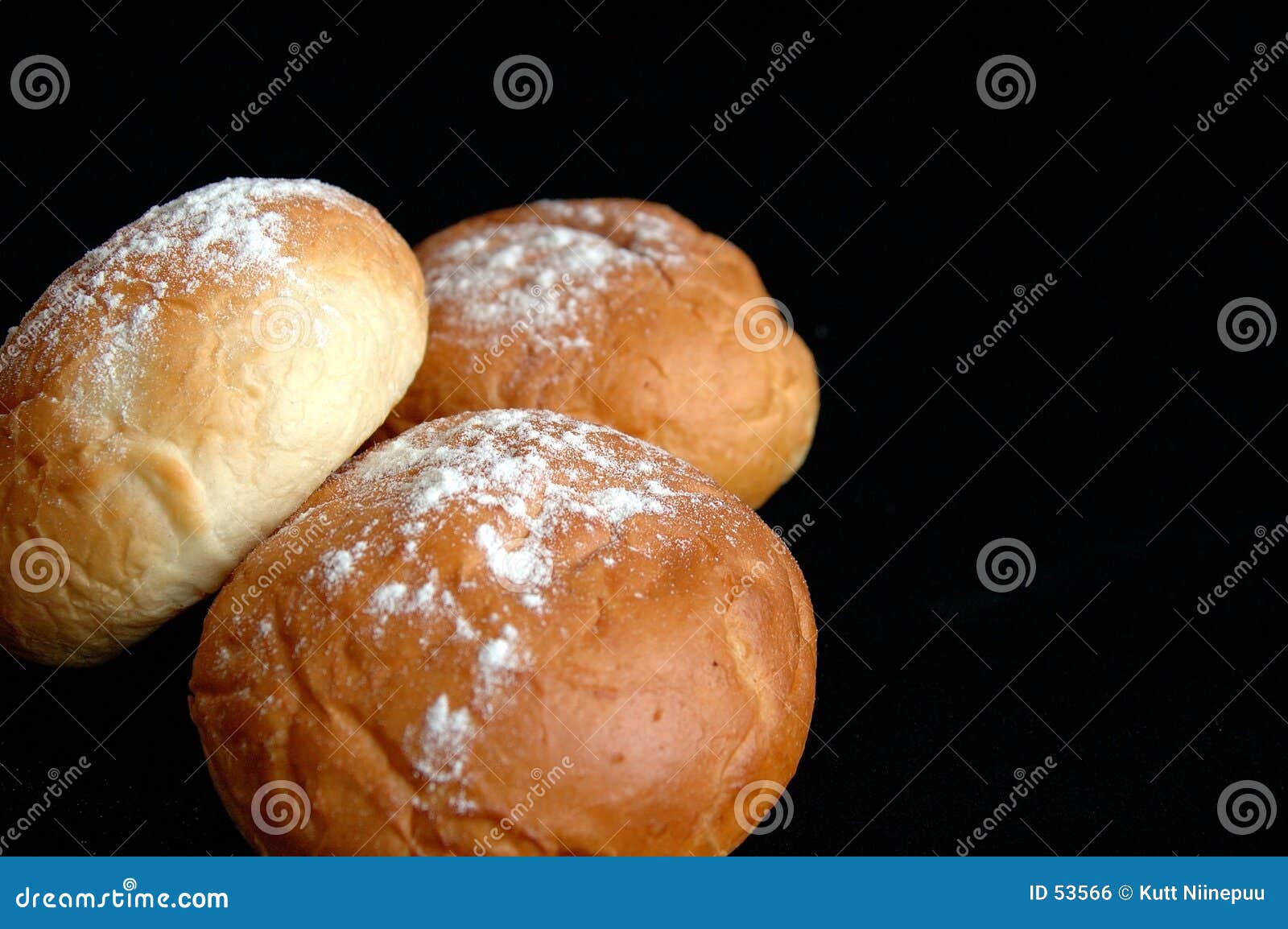Three buns stock photo. Image of hunger, baking, food, eatable - 53566