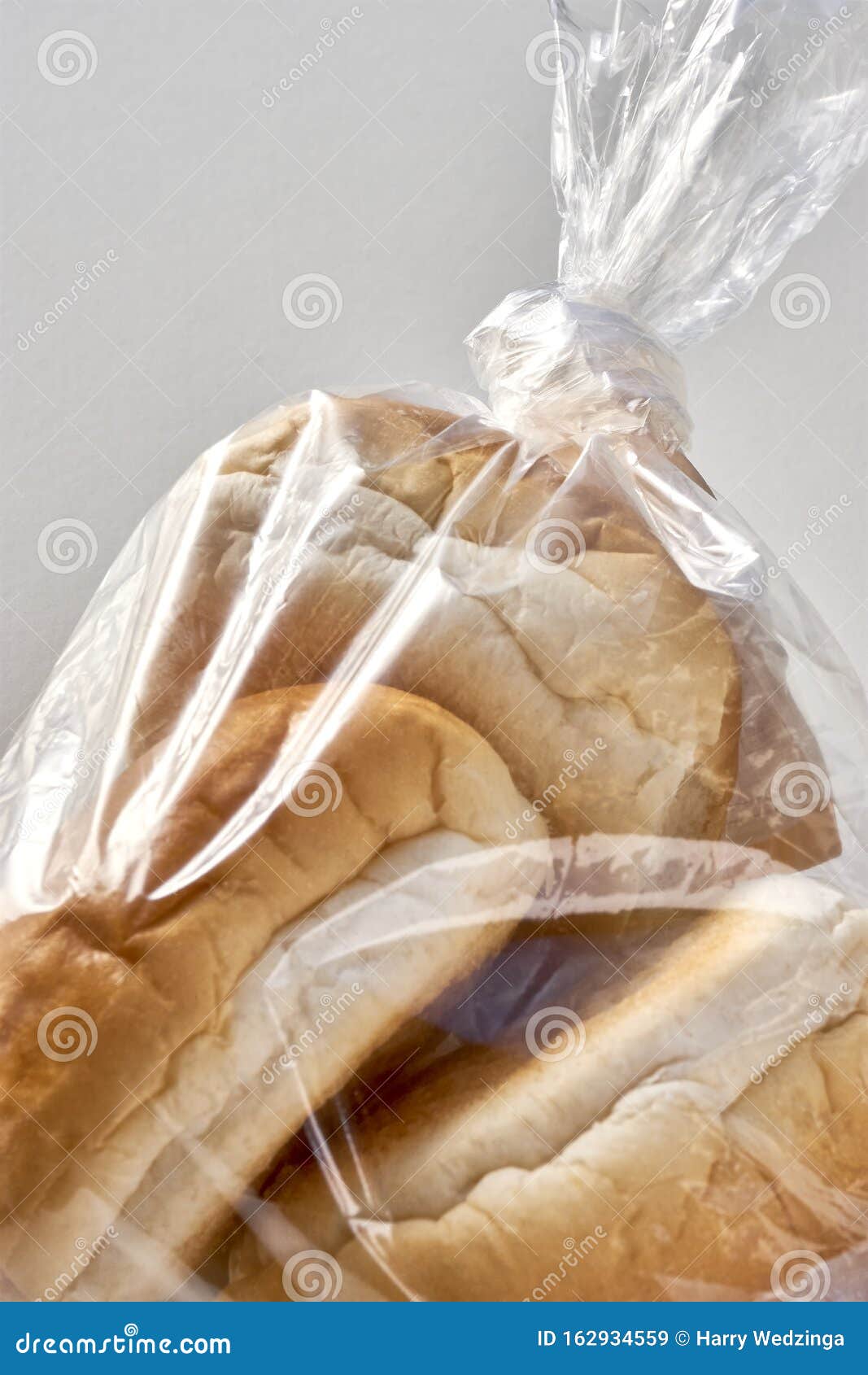 Three Buns in a Plastic Bag Stock Image - Image of ecological, light ...