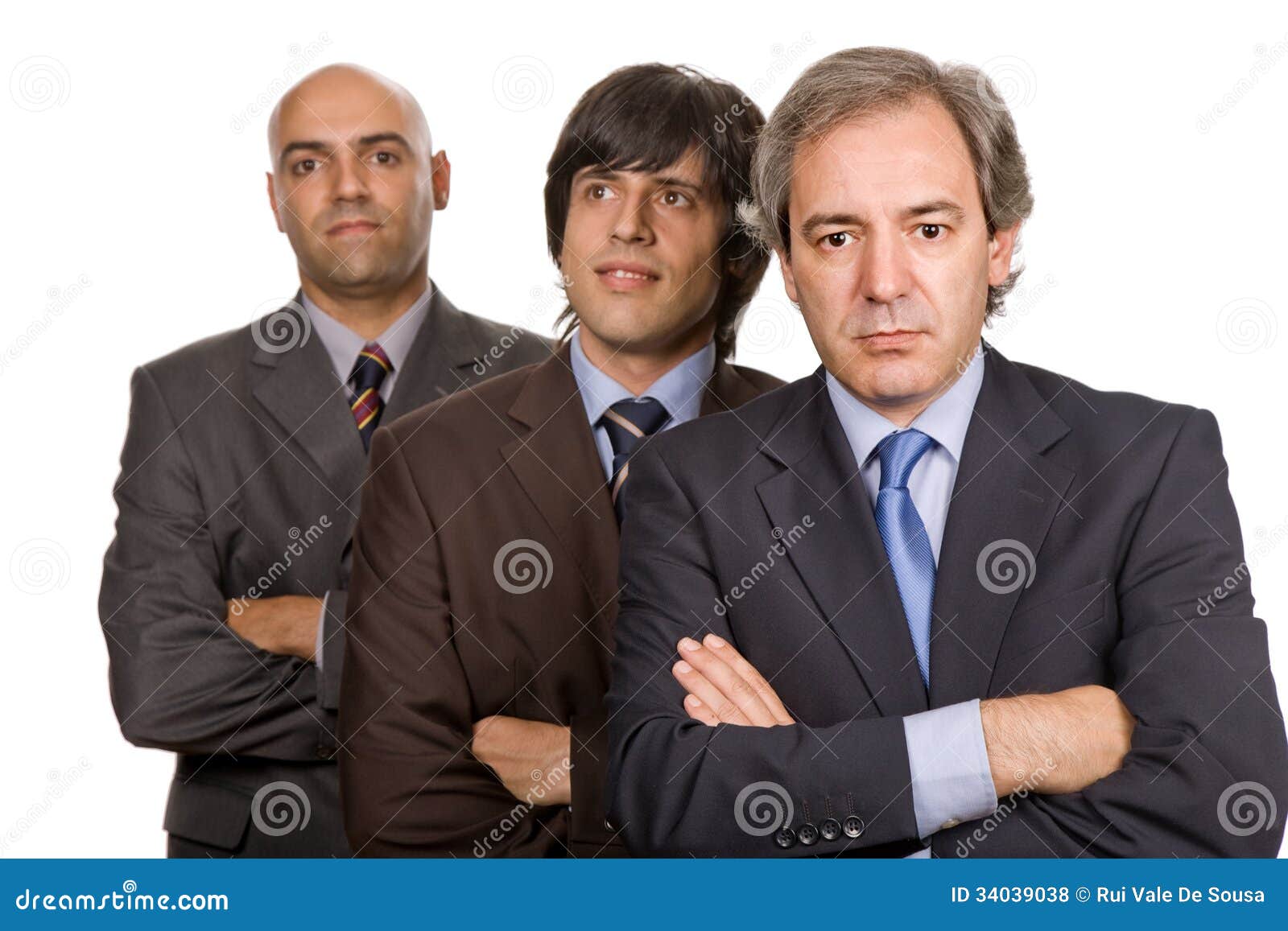 Three stock photo. Image of office, friendly, expression - 34039038
