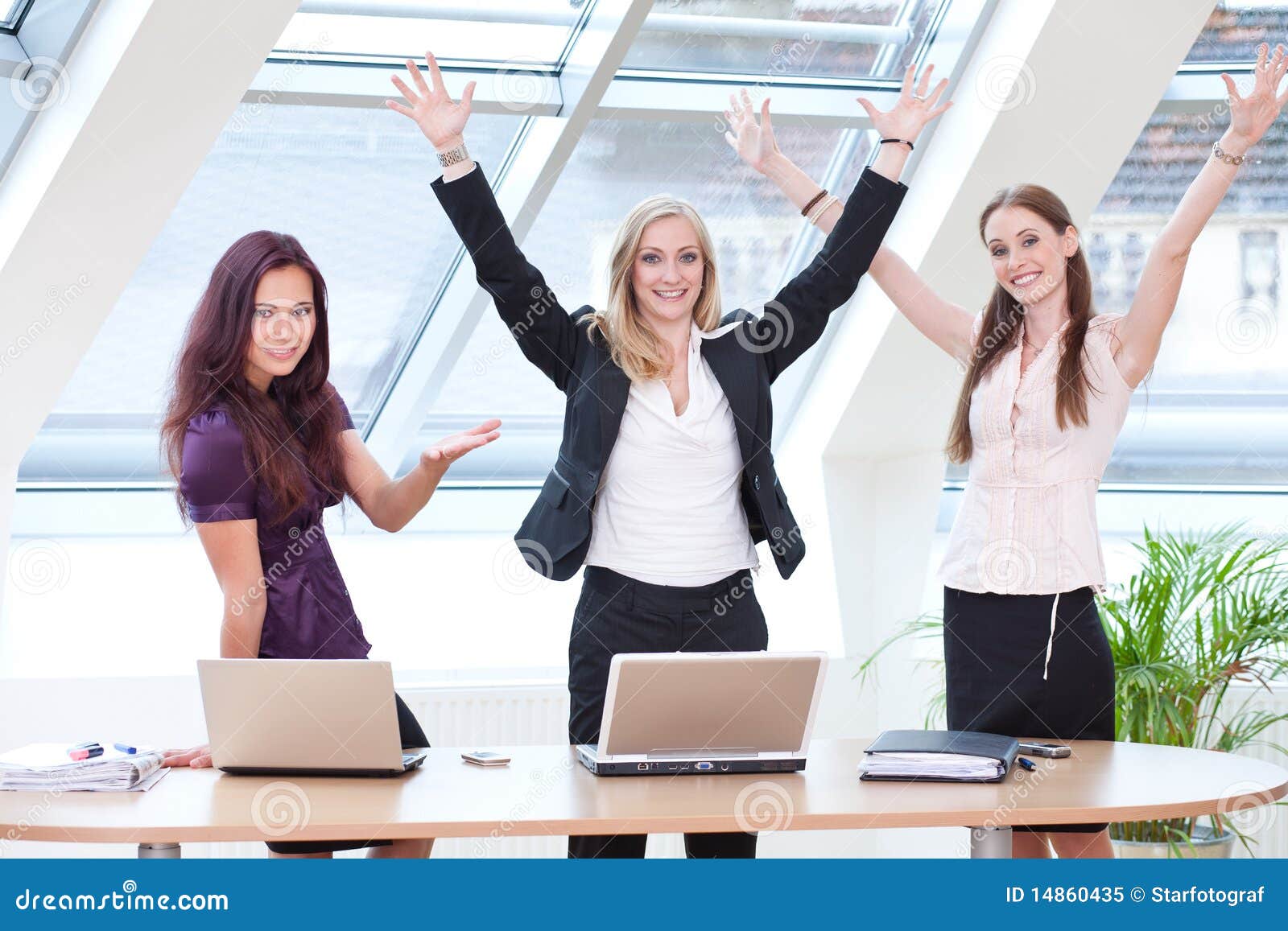 Three business women stock image. Image of professional - 14860435
