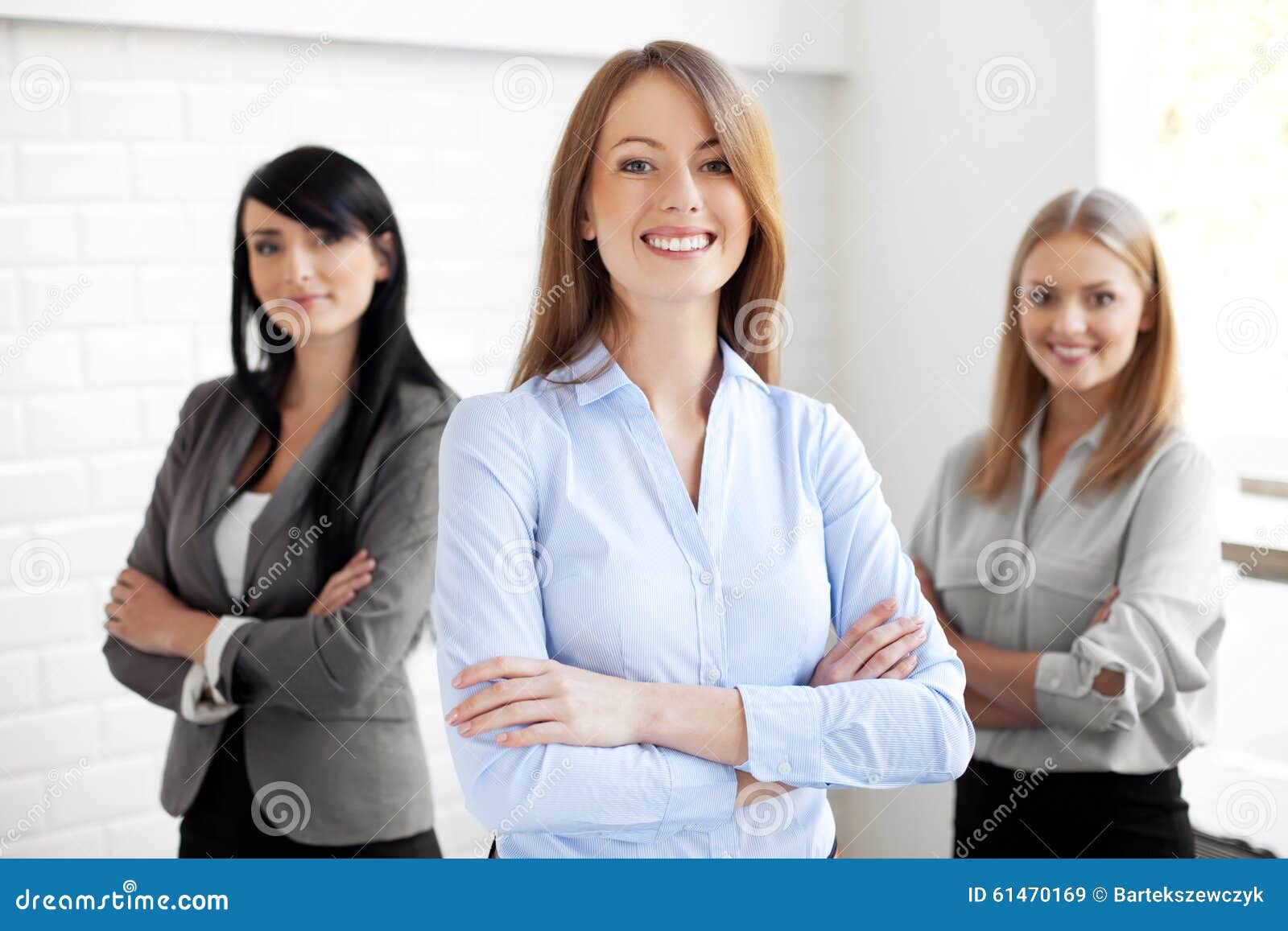 Three businesswomen stock image. Image of occupation - 61470169