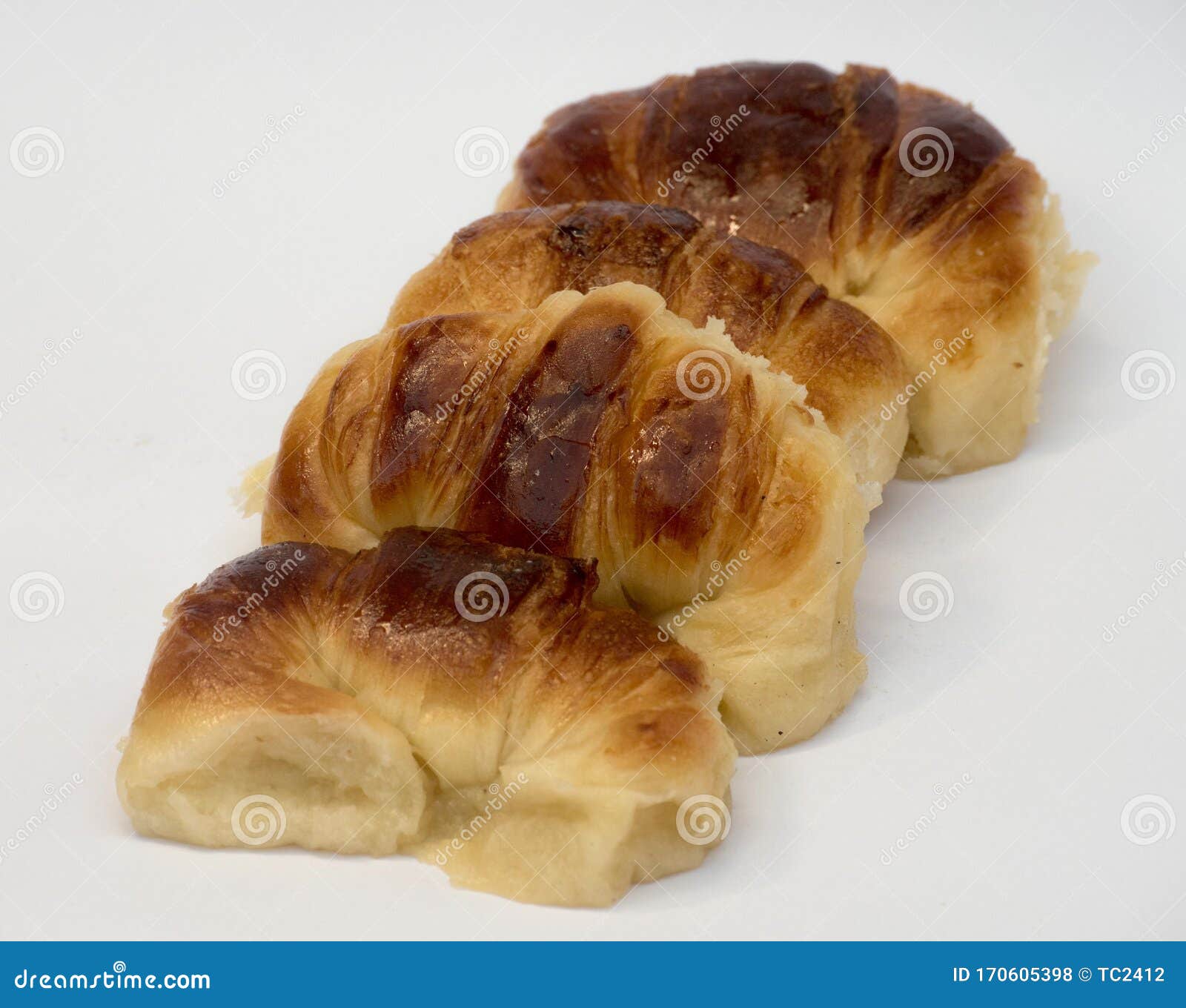Croissants stock photo. Image of bakery, three, croissants - 170605398