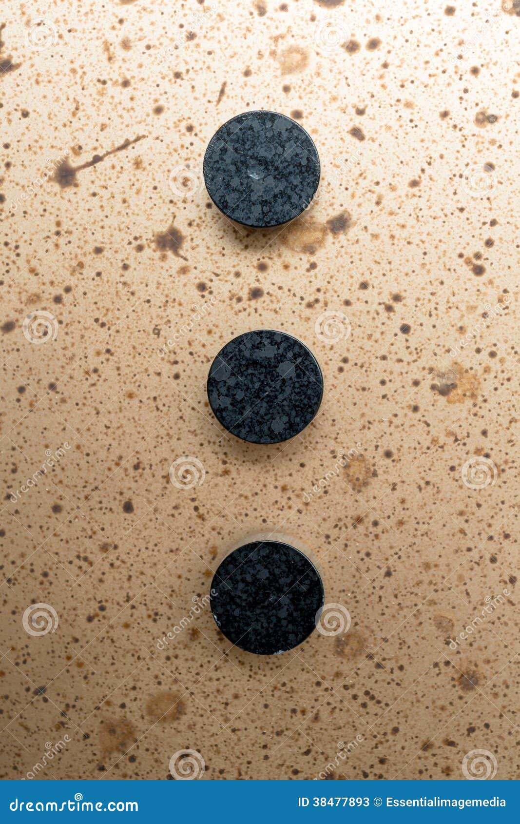 Three Buttons on Panel (centre) Stock Image - Image of circular, icon ...