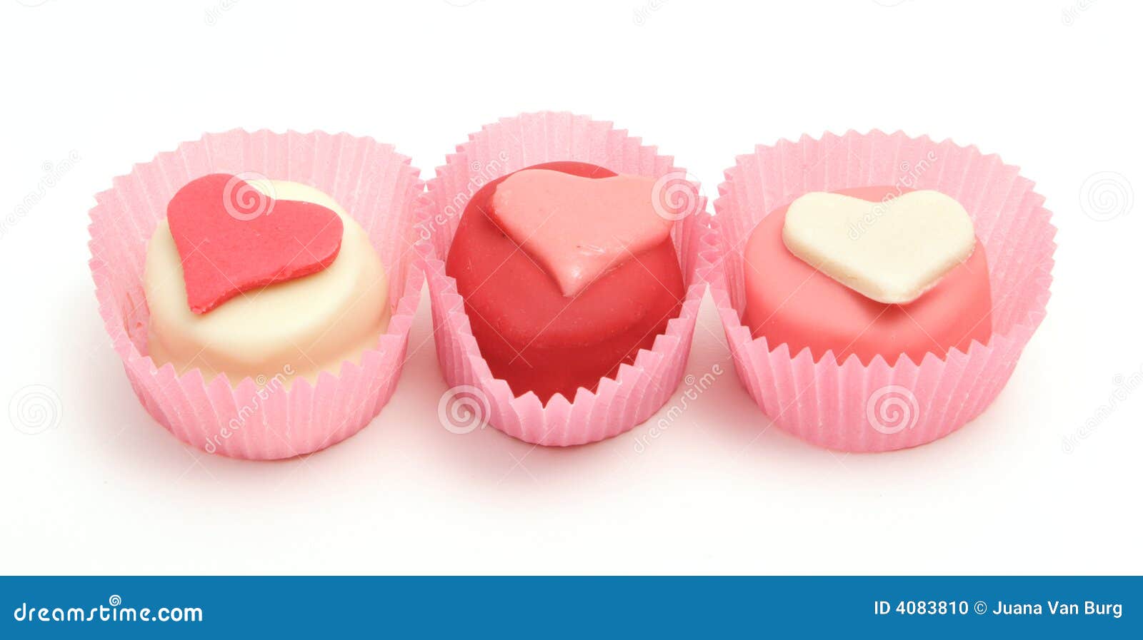 Three cakes stock photo. Image of cakes, hearts, food - 4083810