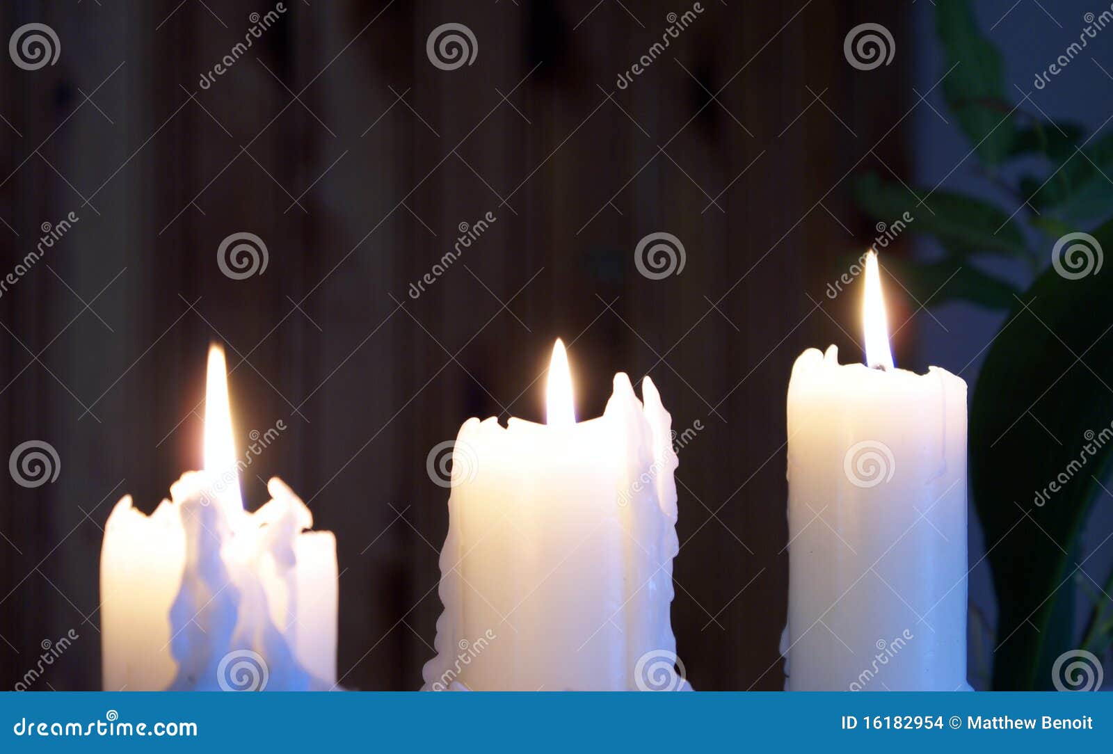 Three Candles stock photo. Image of indoor, inside, three - 16182954