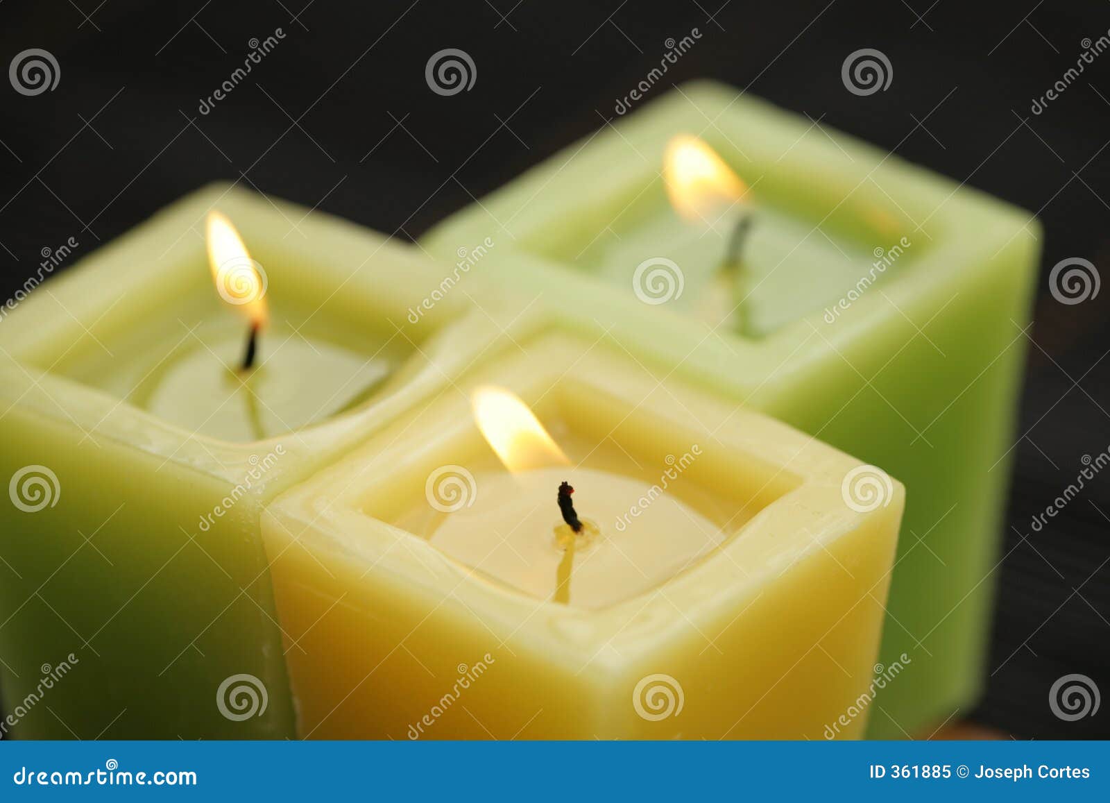 Three Candles stock image. Image of outside, aromatherapy - 361885