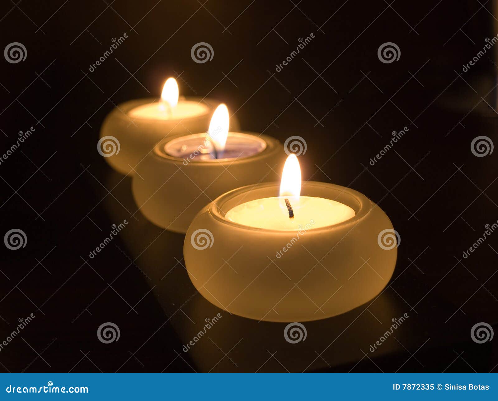Three candles stock image. Image of relax, renew, alternative - 7872335
