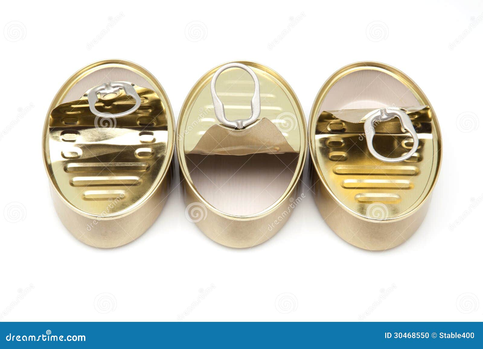 Three cans stock photo. Image of metal, container, three - 30468550