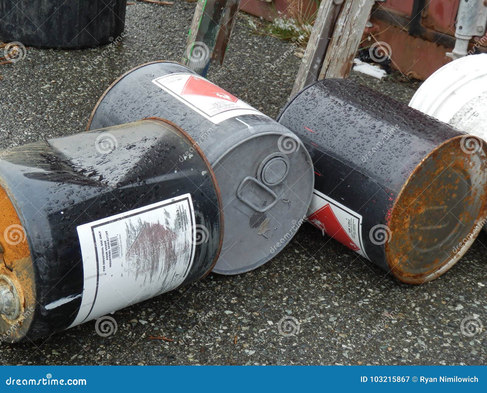 Toxic waste stock image. Image of industrial, rust, garbage - 103215867