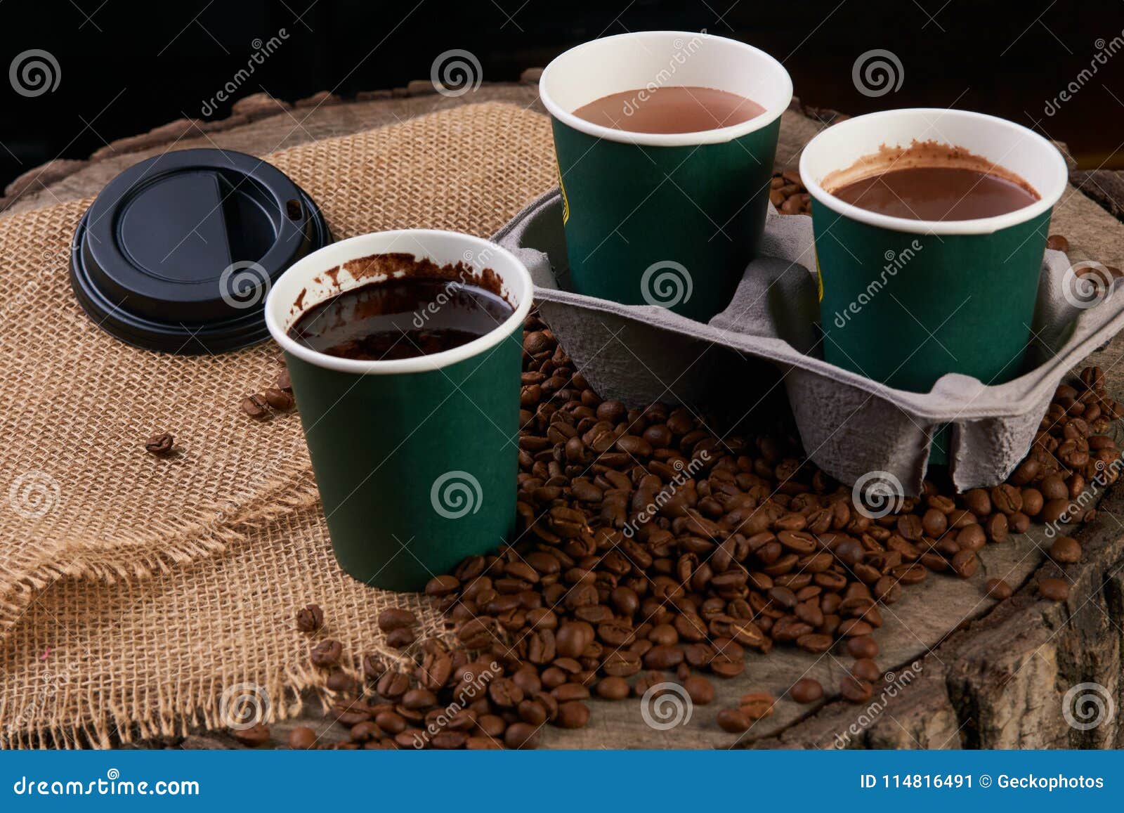 Three Cardboard Coffee Cups Stock Image - Image of disposable, cups ... Three Cardboard Coffee Cups Stock Image - Image of disposable, cups ...